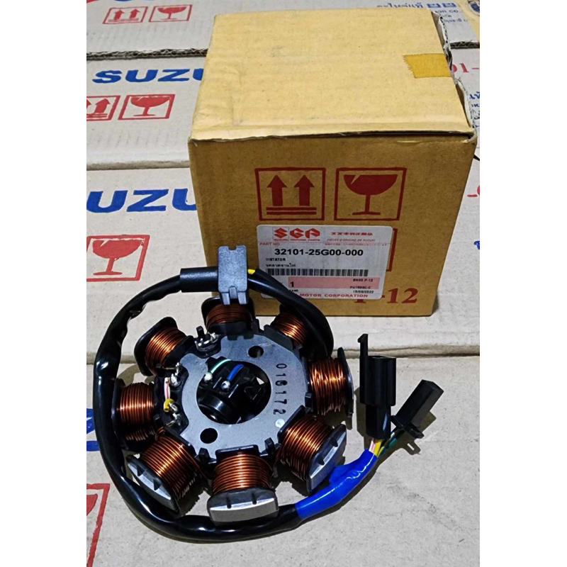 Suzuki Genuine Stator Assy for RAIDER 150 Carb (1st and 2nd Gen ...