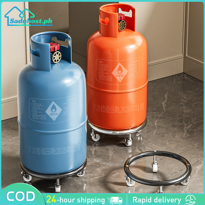 Gas Tank Holder with wheels Propane Cylinder Base Propane Tank Stand ...