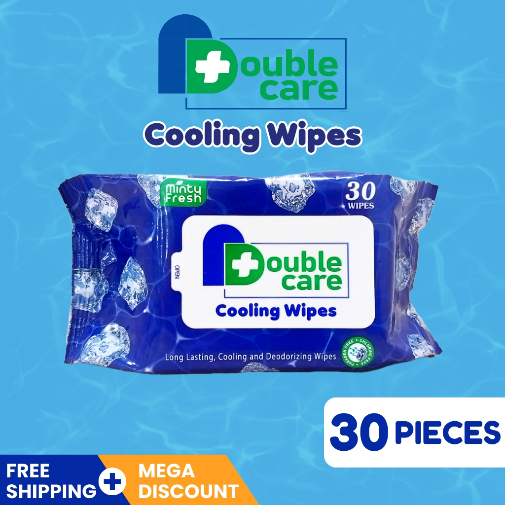Double Care Cooling Wipes 30s | Shopee Philippines