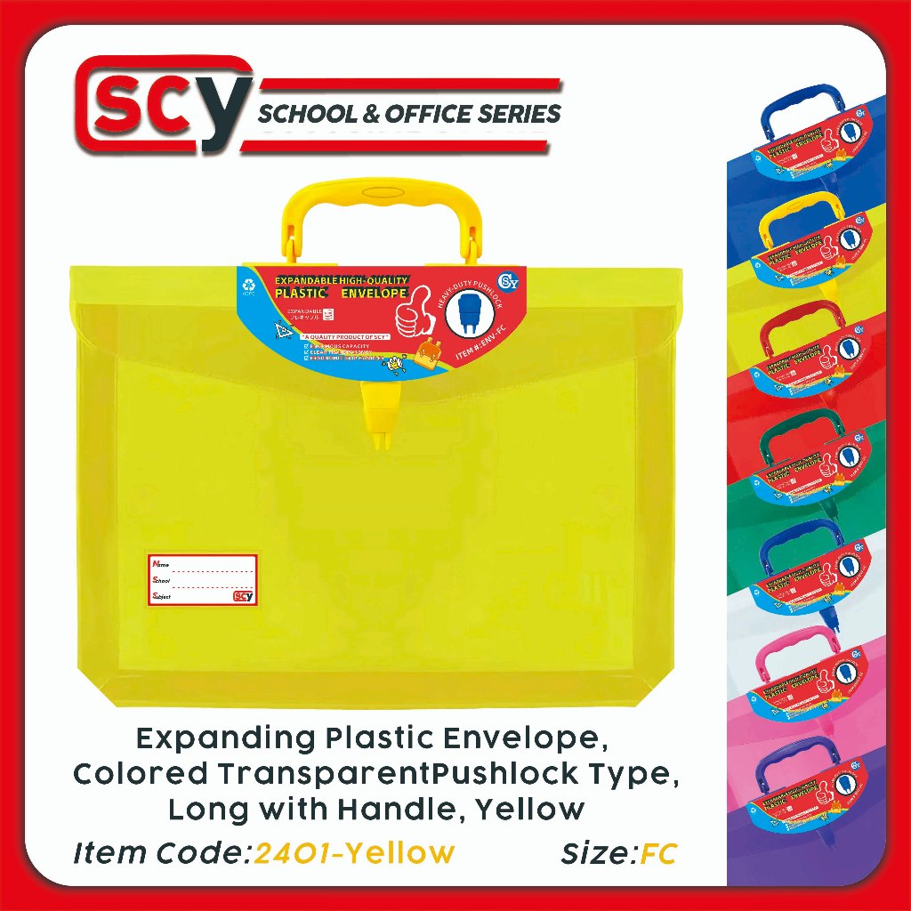 Plastic Envelope Push lock Adventur Joyy Expanding Plastic Envelope ...