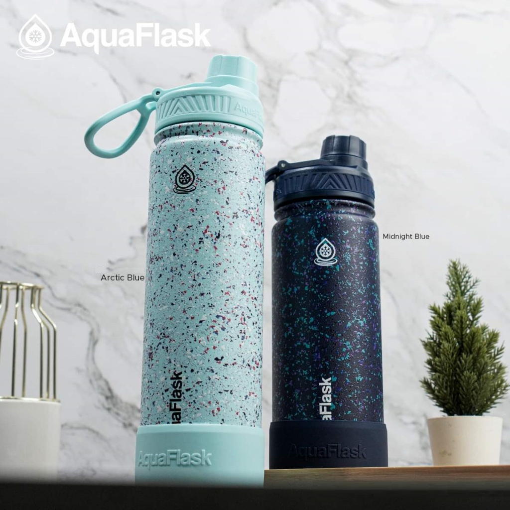 AQUAFLASK IL Terrazzo Limited Edition – 22oz/32oz/40oz w/ Silicone Boot ...
