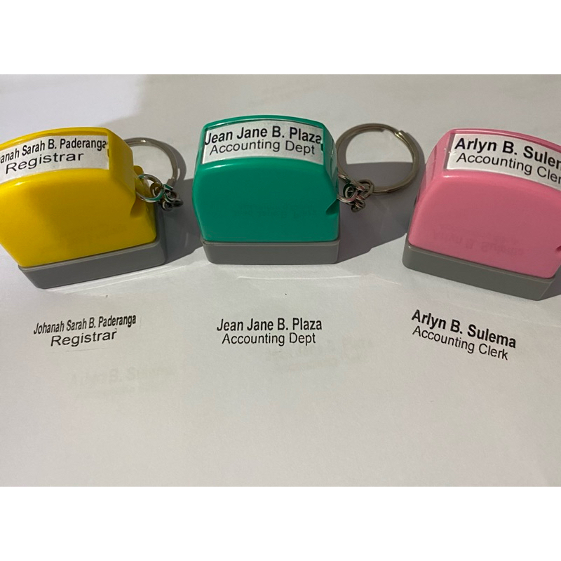 PASTEL PERSONALIZE SELF INKING STAMP | Shopee Philippines
