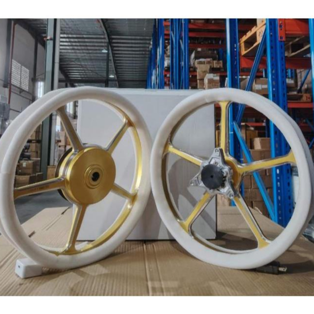 511 CNC Mags 5 Spokes For Aerox 155 V1 V2 NVX 155 Front Disc Rear Drum Brake 3 holes1.6*1.85*17 ...