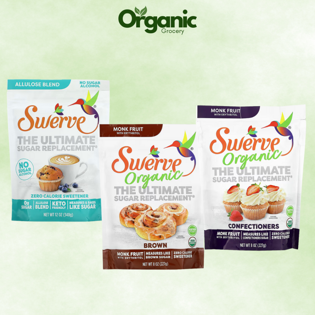Swerve, The Ultimate Sugar Replacement, Allulose Blend, | Shopee ...