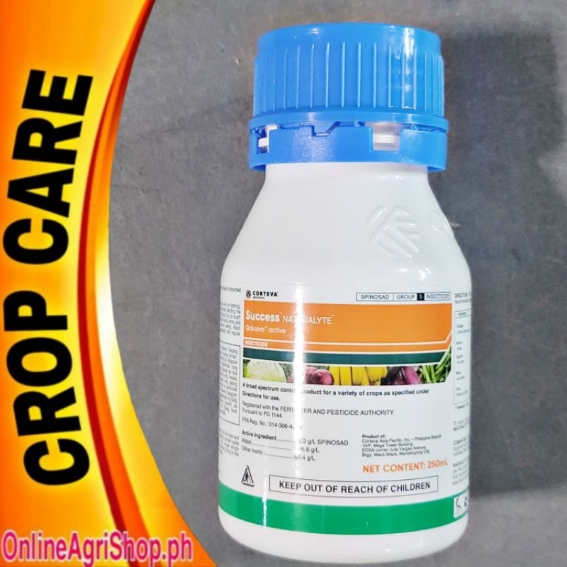 SUCCESS NATURALYTE (250mL) SPINOSAD BIOLIGICAL BY DOW AGRISCIENCE ...