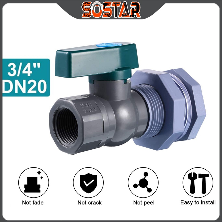 3/4 Inch Faucet Kit Fitting Gardening Supplies Bulkhead Accessories ...