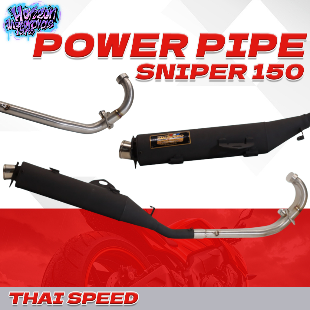 HORIZON Motorcycle Power Pipe for Sniper 150 High Quality Power Pipe ...