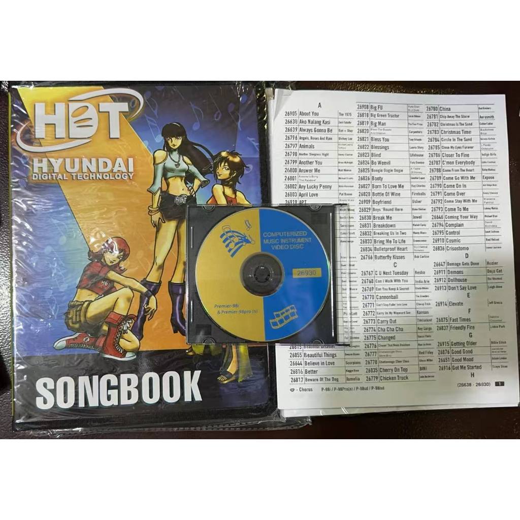 HYUNDAI HDT Premier-98i / ProN Update CD With Songlist and Songbook ...
