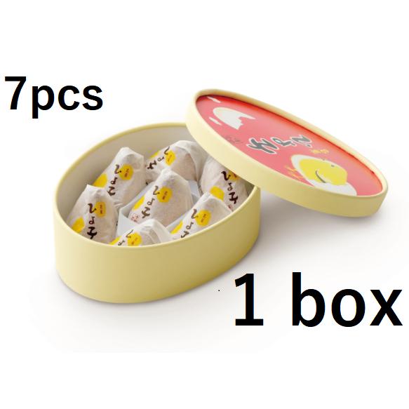 Direct from Japan Meika Hiyoko, Chick Shaped Manju Cake, 7 pcs in 1 box ...
