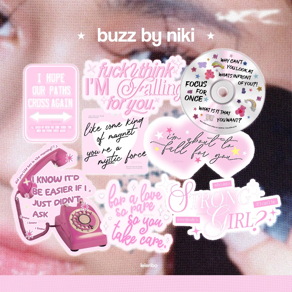 BUZZ Album by Niki Sticker Collection by leleribo | Shopee Philippines