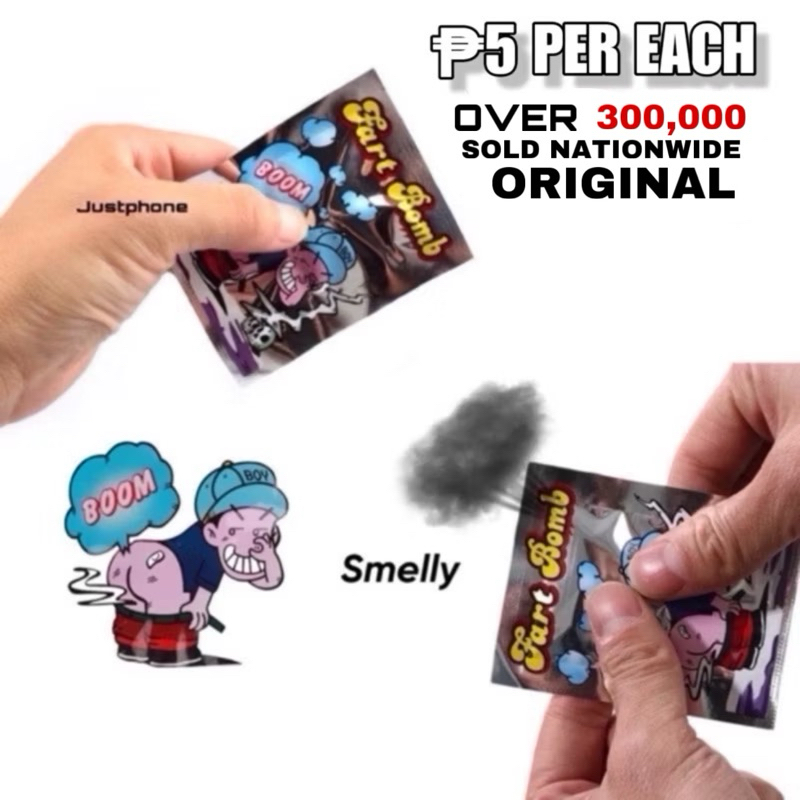 Fart Bomb ORIGINAL Prank Bad Smell Prank toy Utot smell | Shopee ...
