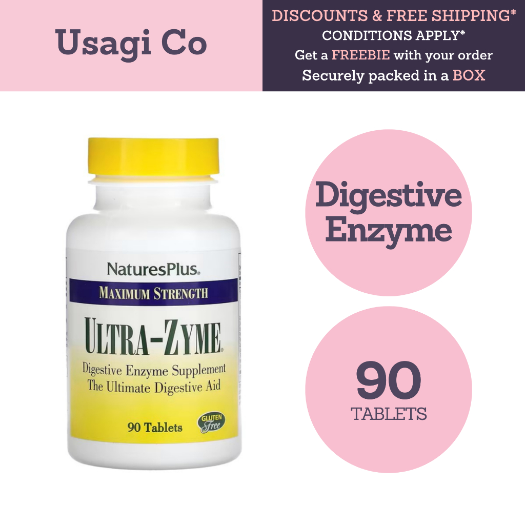 NaturesPlus, Maximum Strength, Ultra-Zyme, 90 Tablets | Shopee Philippines