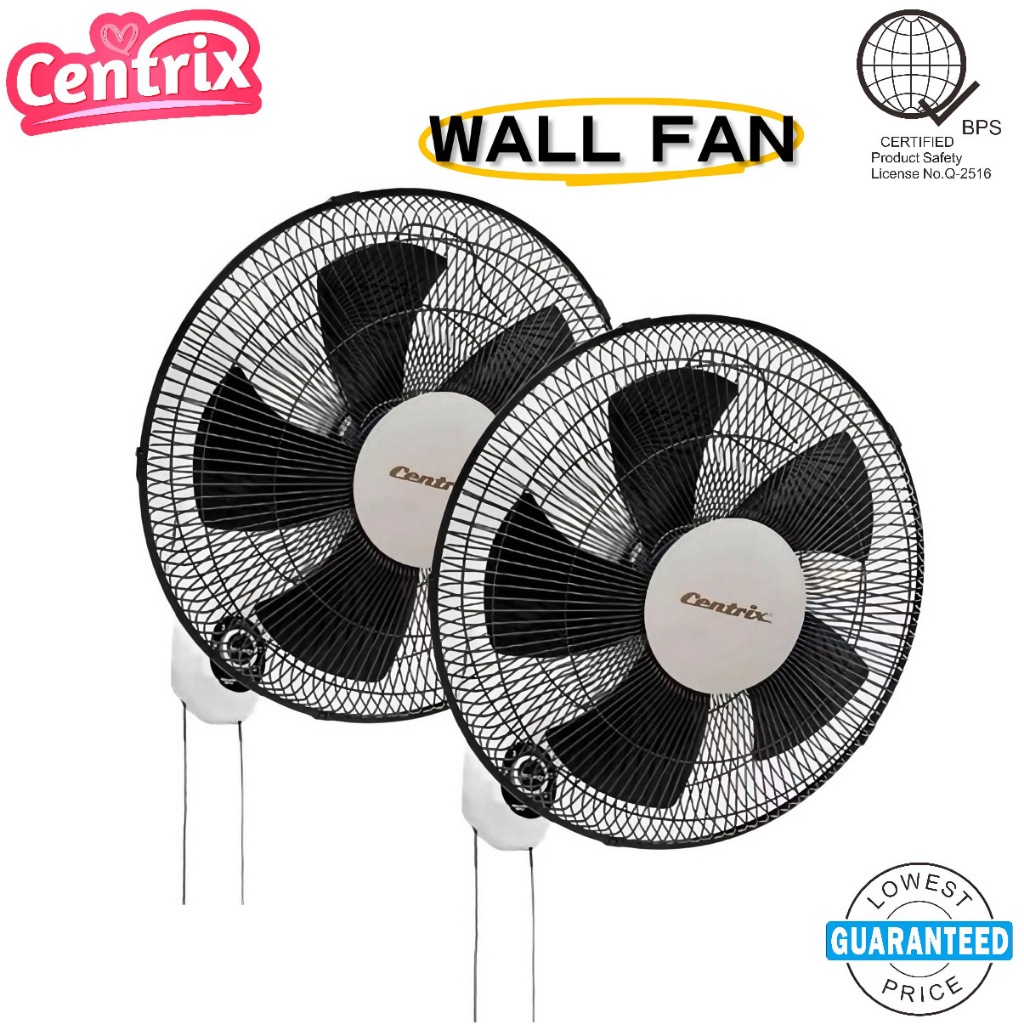 Centrix Wall Fanl Buy-1 Take-1 Electric Fan 16-Inches 1 Year Warranty ...