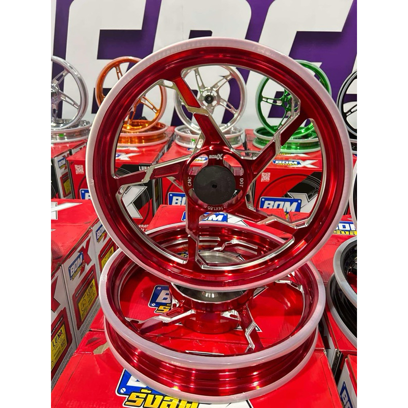 Bom Rangsit BomX Saber Cnc Mags Click 125/150 14s 5 Spokes | Shopee ...