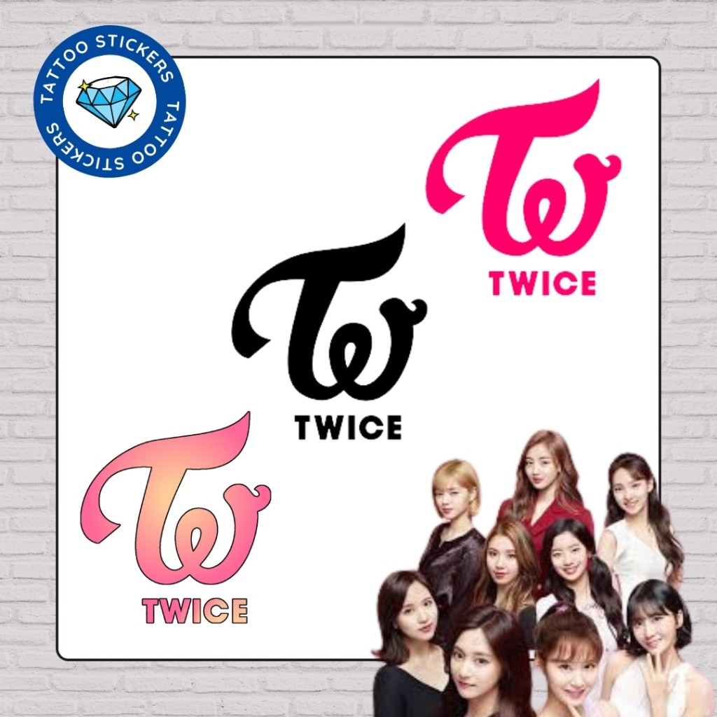 TWICE KPOP Tattoo Sticker Temporary | Memory Makers Prints | Shopee ...