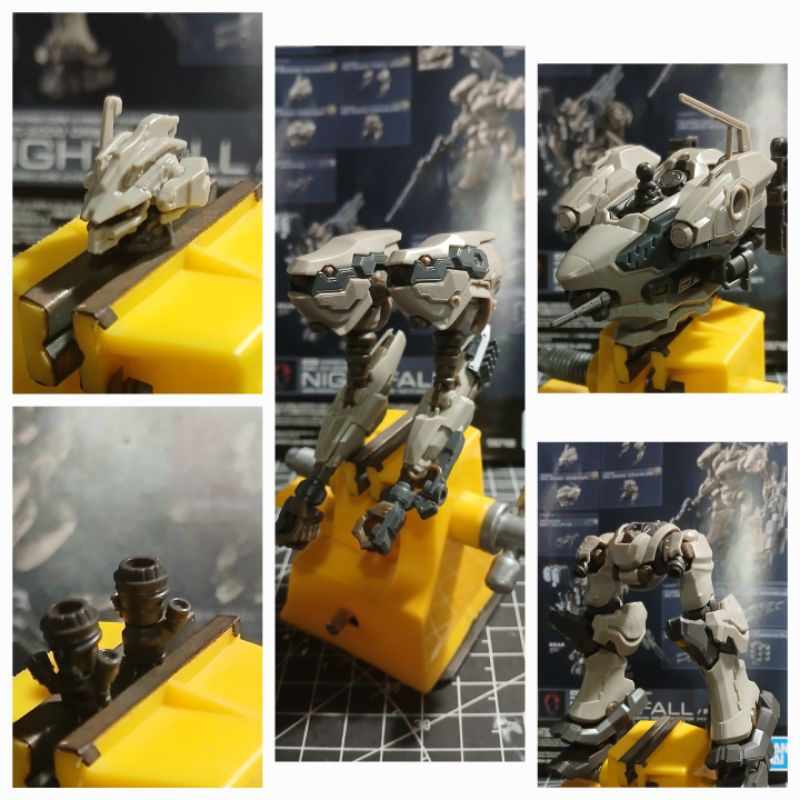 Bandai Gundam 1/144 30MM Armored Core VI Nightfall Built Parts Out ...