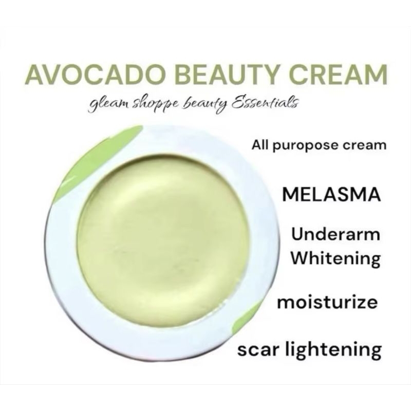 Avocado Beauty Cream for Melasma And Whitening Underarm | Shopee ...