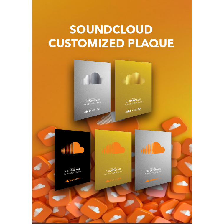 SOUNDCLOUD CUSTOMIZED PLAQUE | Shopee Philippines