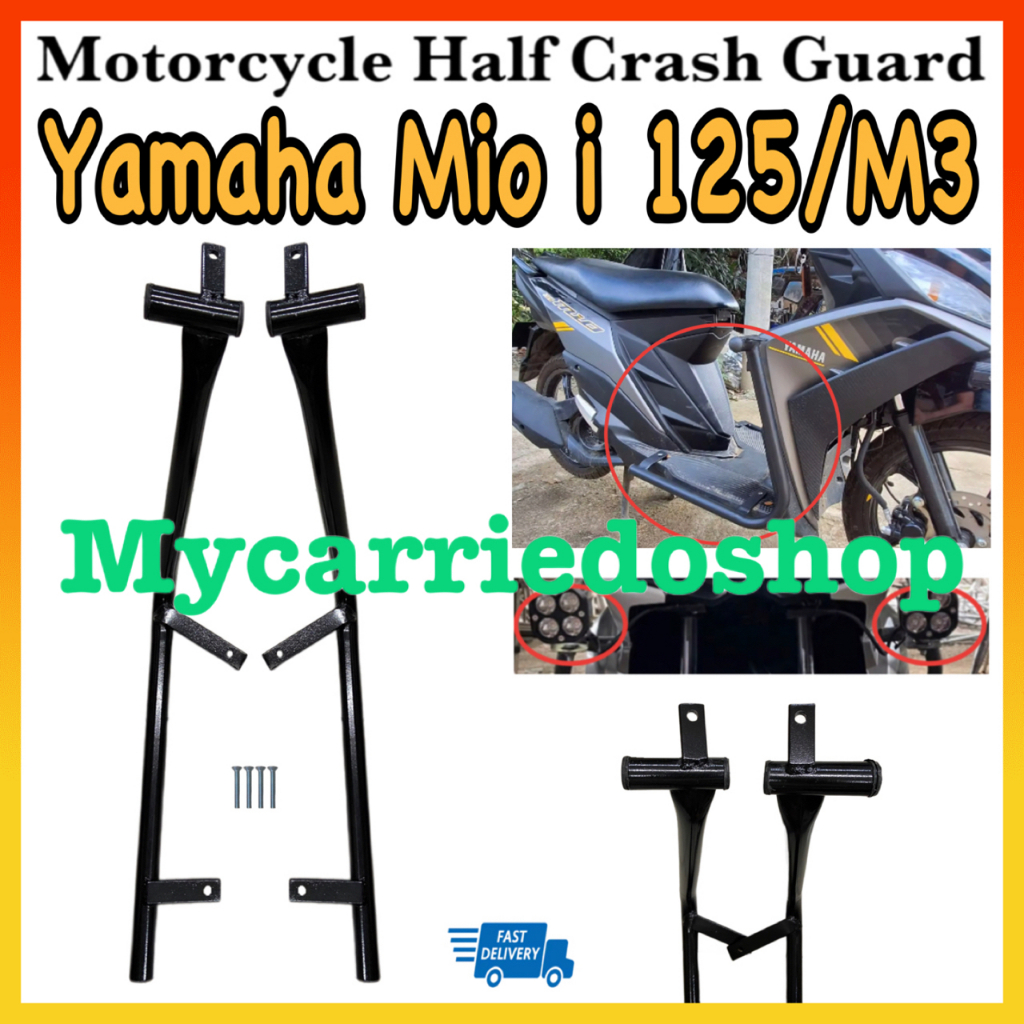 Motorcycle Half Crash Guard Pair For Yamaha Mio i 125 / Mio i 125S /M3 ...