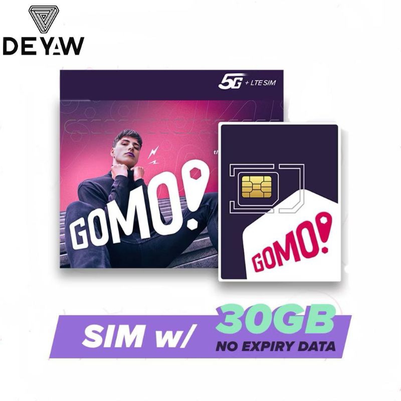 Gomo Sim with 30GB No EXPIRE DATA | Shopee Philippines