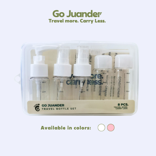 Go Juander Travel Bottle Set Empty Containers with Travel Bag for ...