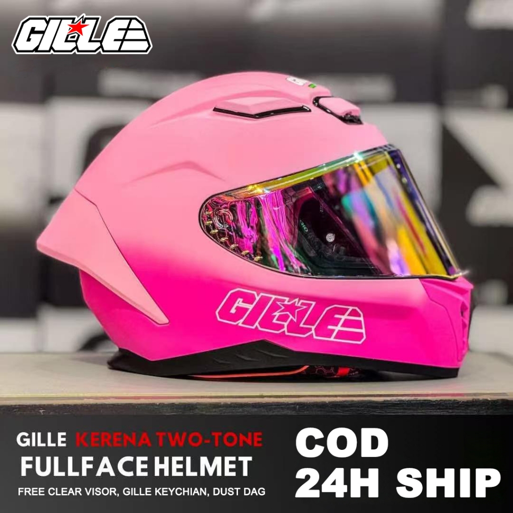 GILLE Official FF007 KERENA Revo Visor Helmet Full Face for Motorcycle ...
