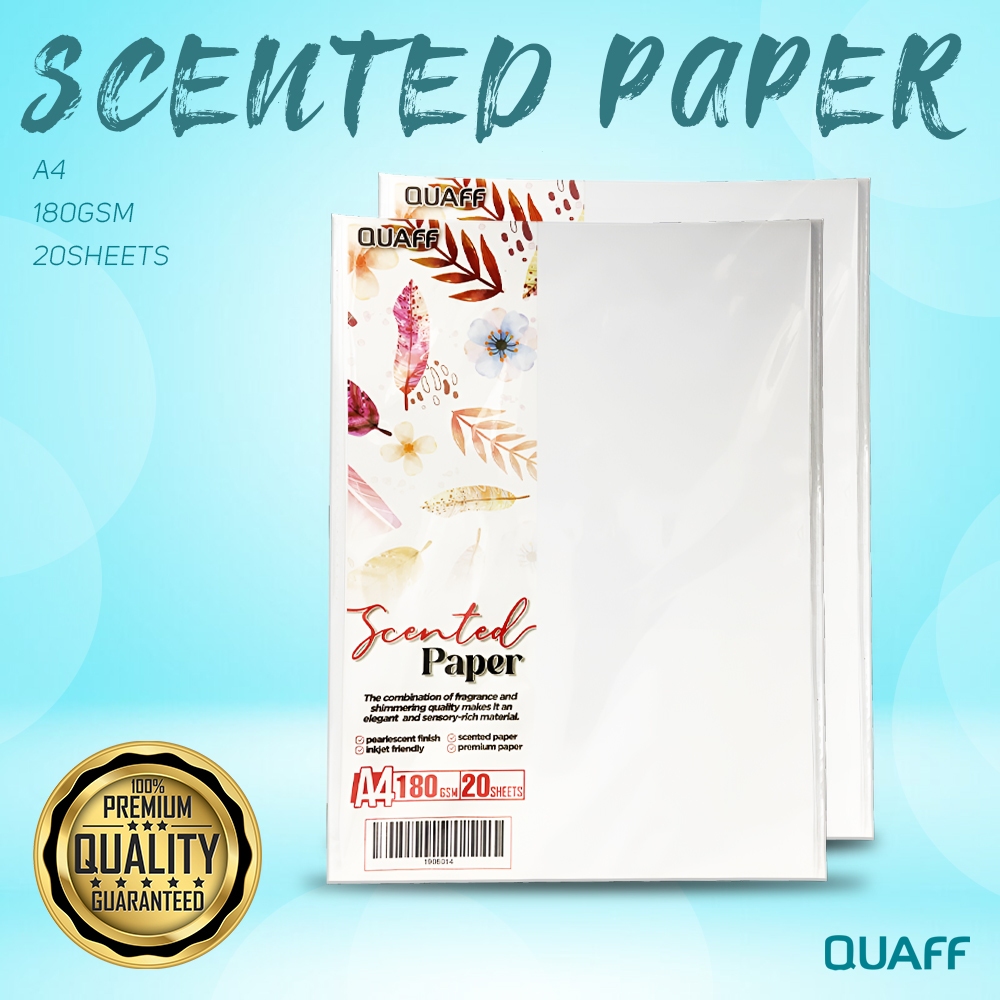 Quaff Scented Paper A4 Size Pearl Scent Inkjet Paper 180gsm for DIY ...