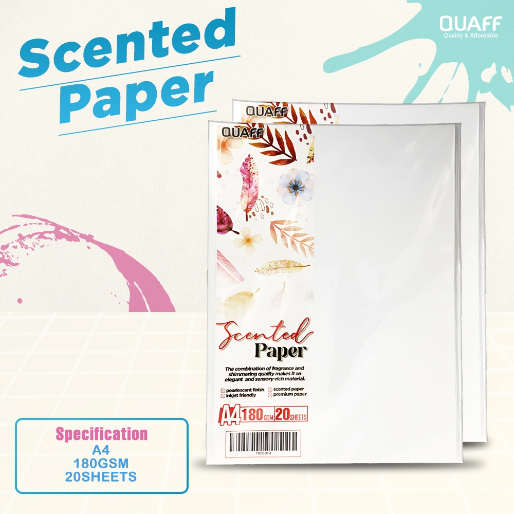 A4 Size Quaff Scented Paper 180gsm Pearl Scent Inkjet Paper 20sheest ...