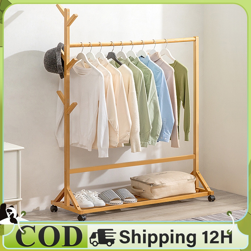 WoodLand Clothes Drying Rack Branches 100CM Multiply Pole Clothes Rack ...