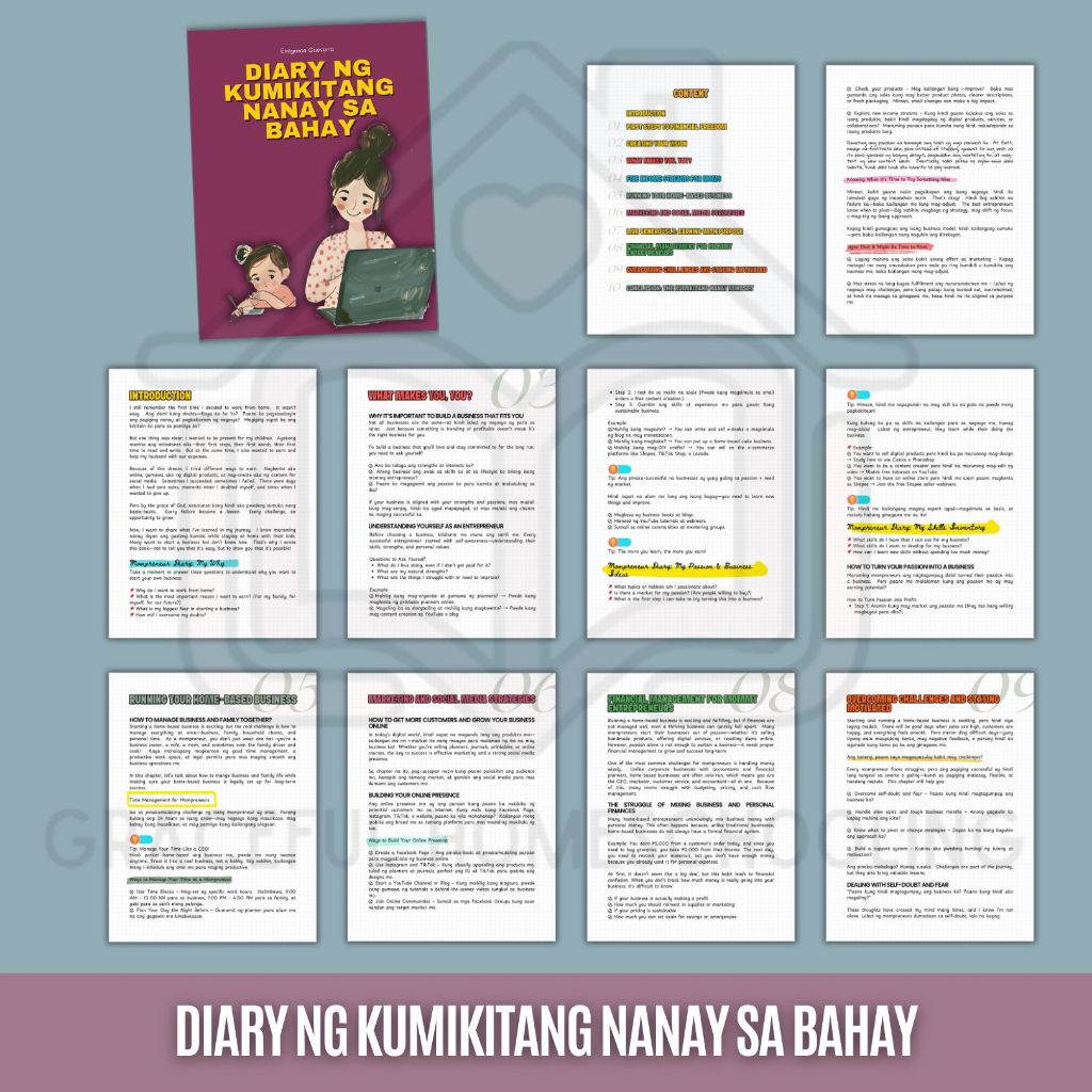 Diary ng Kumikitang Nanay sa Bahay Book | Shopee Philippines