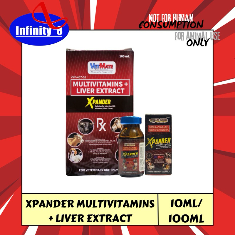 KING SLASHER XPANDER MULTIVITAMINS + LIVER EXTRACT (10ML/100ML ...