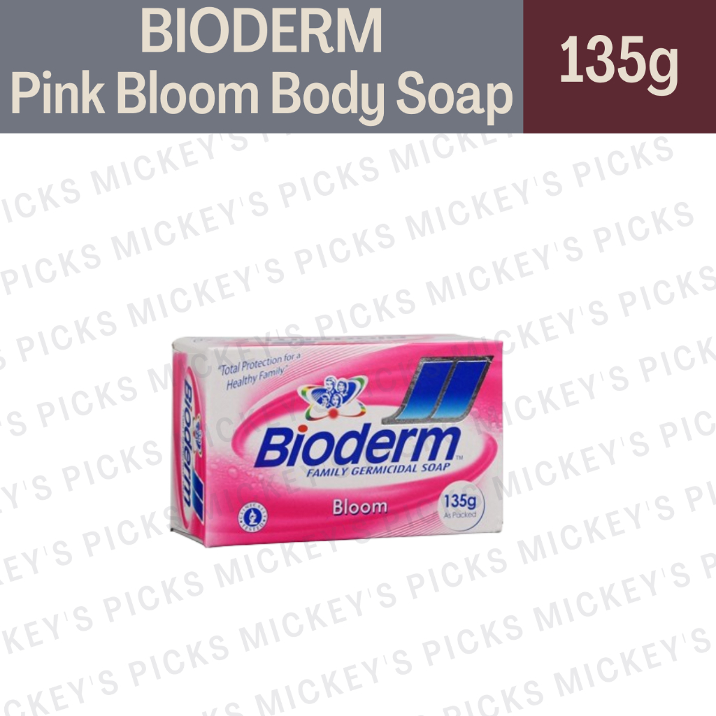 Bioderm Pink Bloom Body Soap 135g - 24-Hour Germ Protection & Floral ...