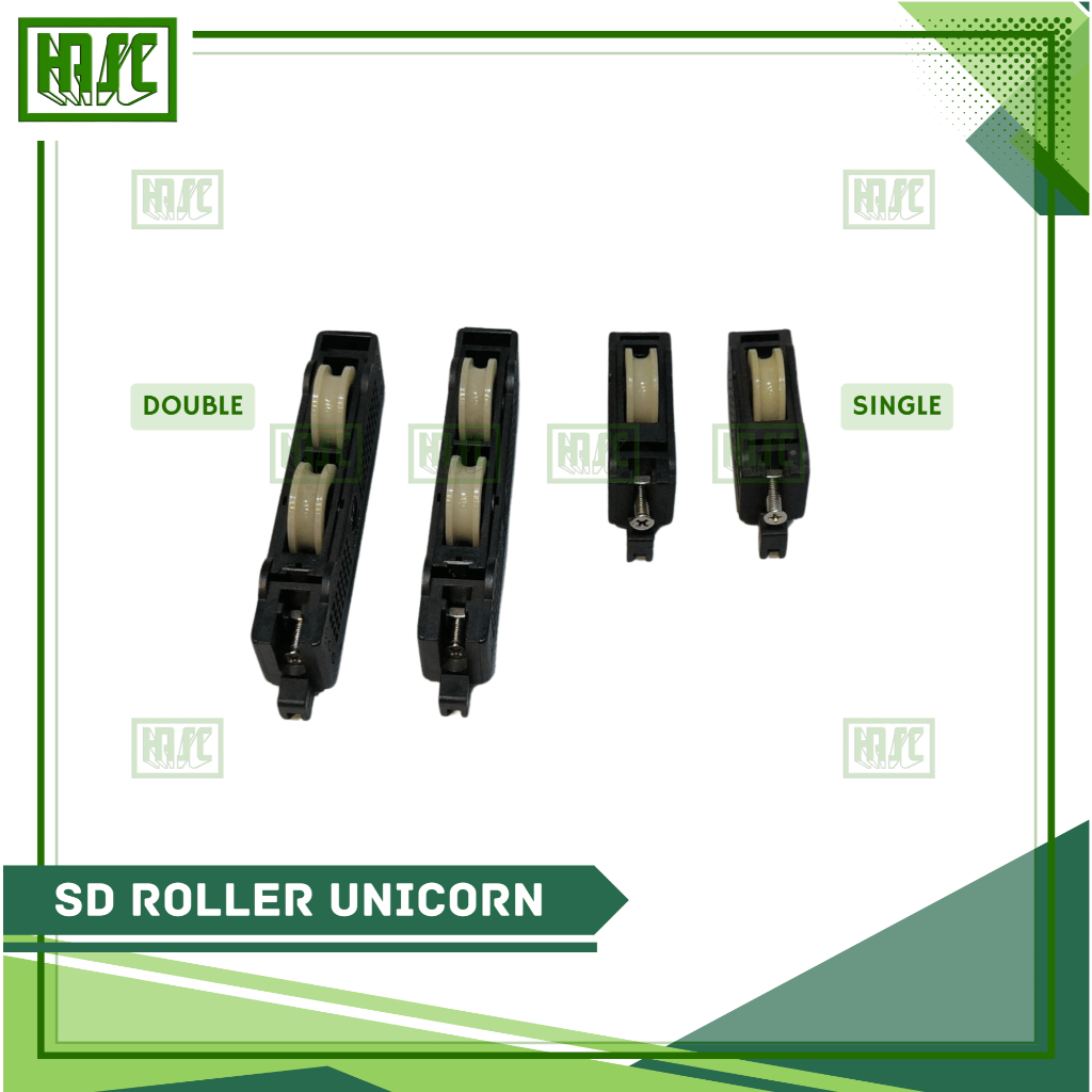 SD Roller BLACK UNICORN (1pc.) for Alum Sliding Windows & Doors | Heavy ...