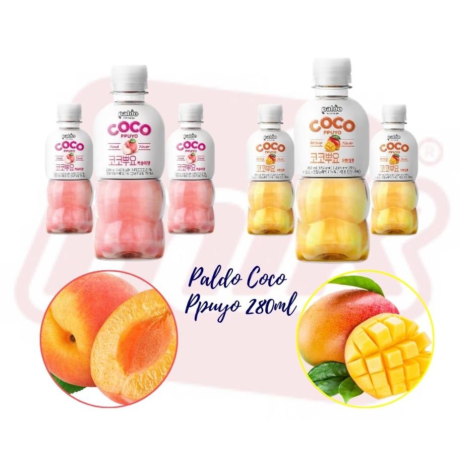 Paldo Coco Ppuyo Drinks 280ml (Pack of 4) | Shopee Philippines