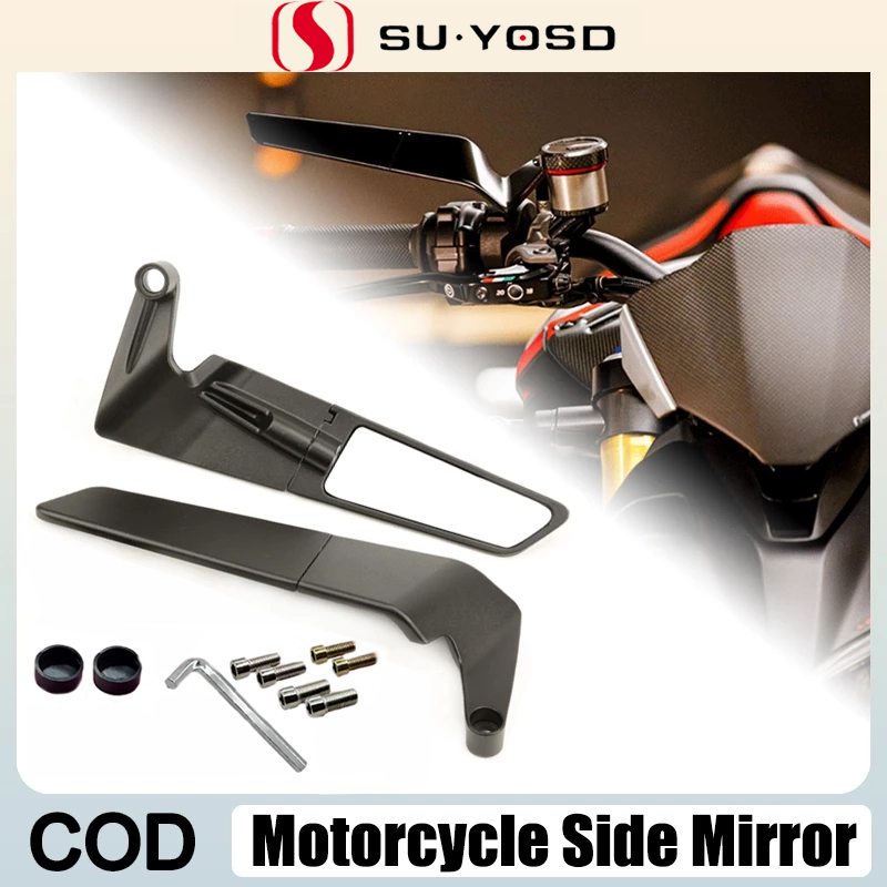 CNC Side Mirror for Motorcycle Winglet Side Mirror Motorcycie Rearview ...