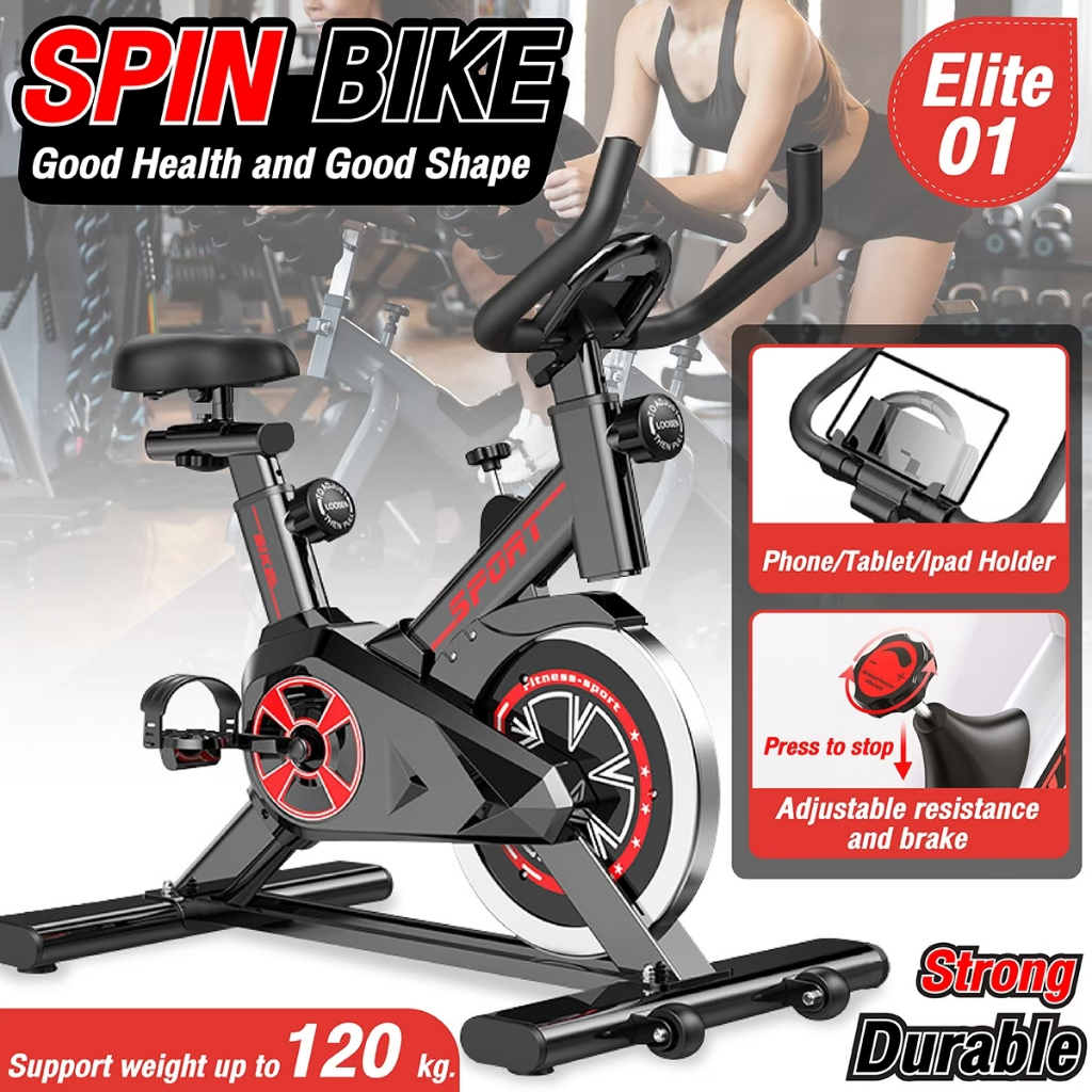B&G Sport Exercise Bike Gym Spinning Bike Exercise at Home Indoor ...