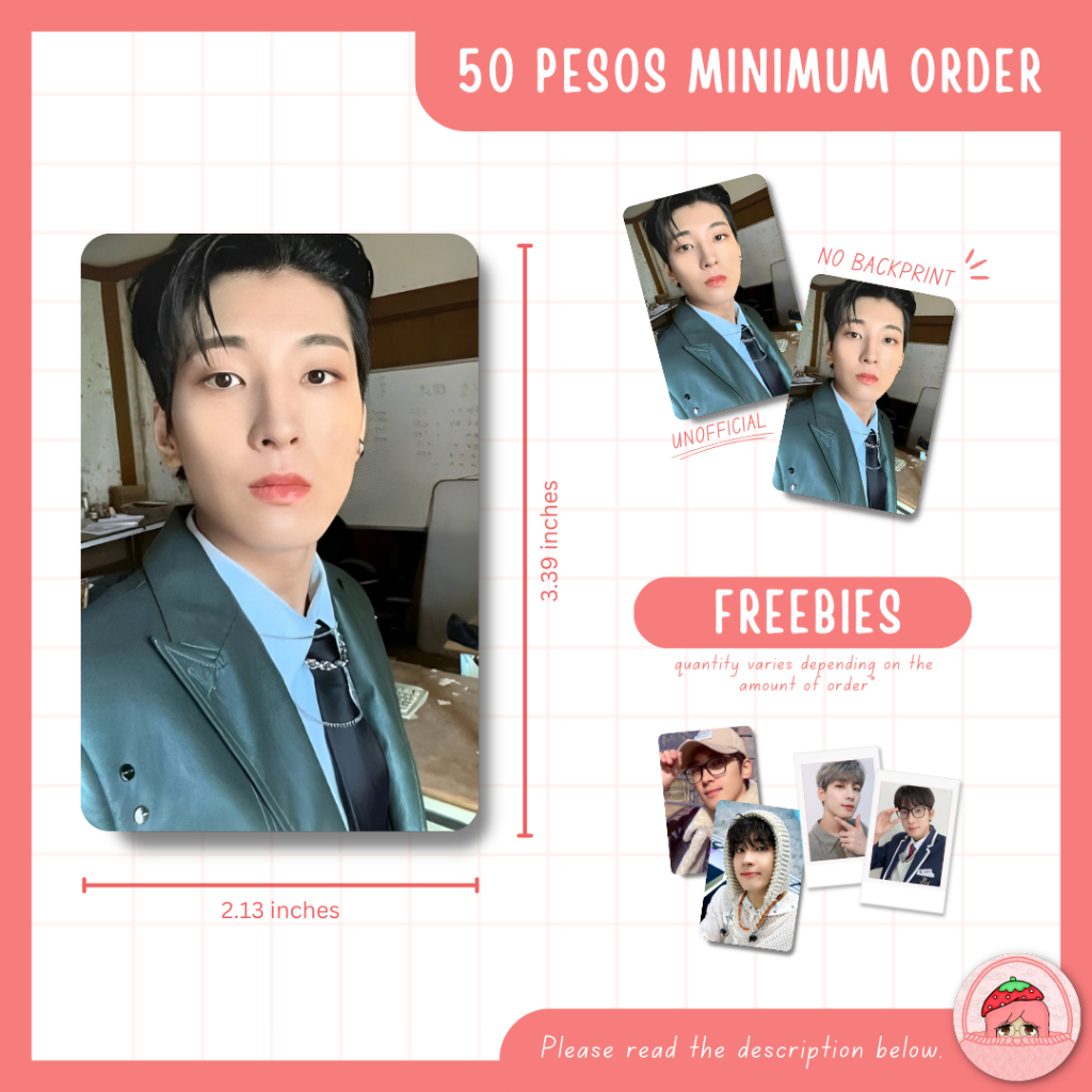 WONWOO ATTACCA TARGET EXCLUSIVE PC PHOTOCARD UNOFFICIAL FANMADE PRINT ...