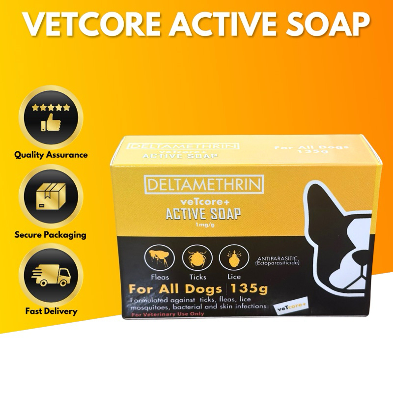 Vet Core Plus Active Dog Soap 135g | Shopee Philippines