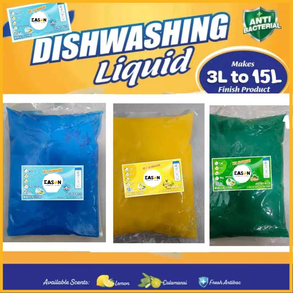 DIY dishwashing LIQUID KIT 3Lto15L Easy Mix formula-calamansi & Lemomn ...