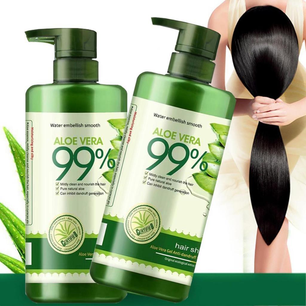 99% Aloe Vera Hair Shampoo Conditioner Anti-Hair Loss Moisturising Repairing Shampoo 800ml ...