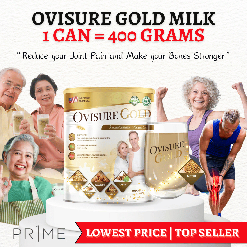 Ovisure Gold Milk Original - Prevent Osteoporosis | Boost Immunity and ...
