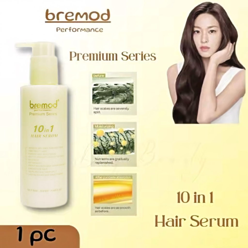 BREMOD 10 IN 1 HAIR SERUM Treatment Care Deeply Repair 210ml | Shopee ...