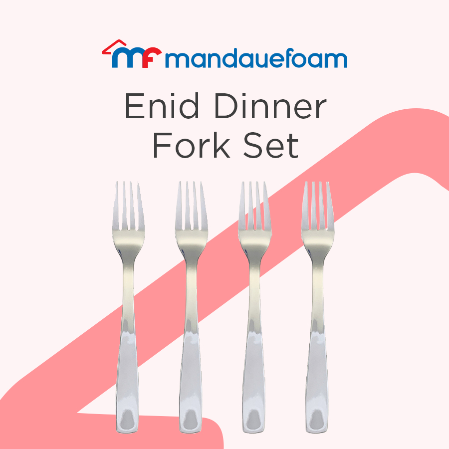 Mandaue Foam Enid Dinner Fork Set/4pc | Shopee Philippines