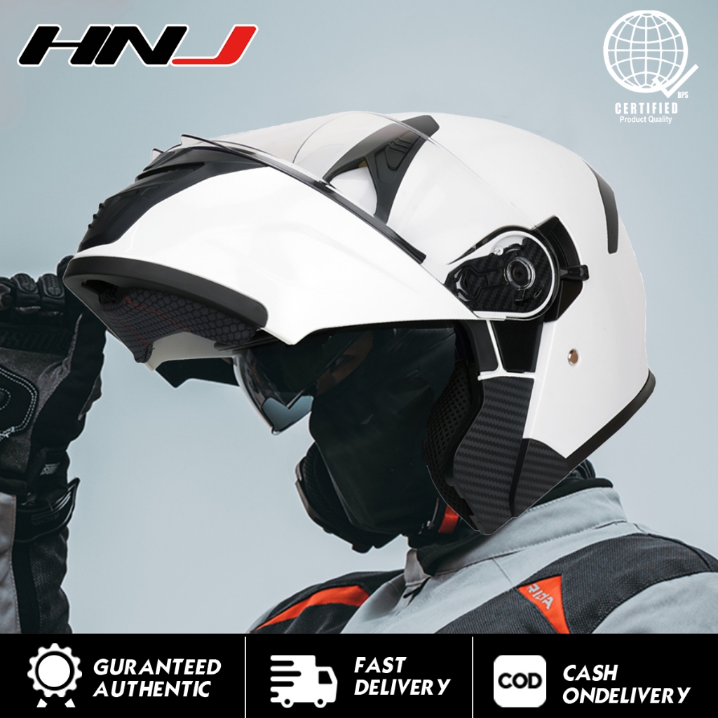 HNJ YM-629 Modular Helmet For Motorcycle Open Face Helmet For Man And ...
