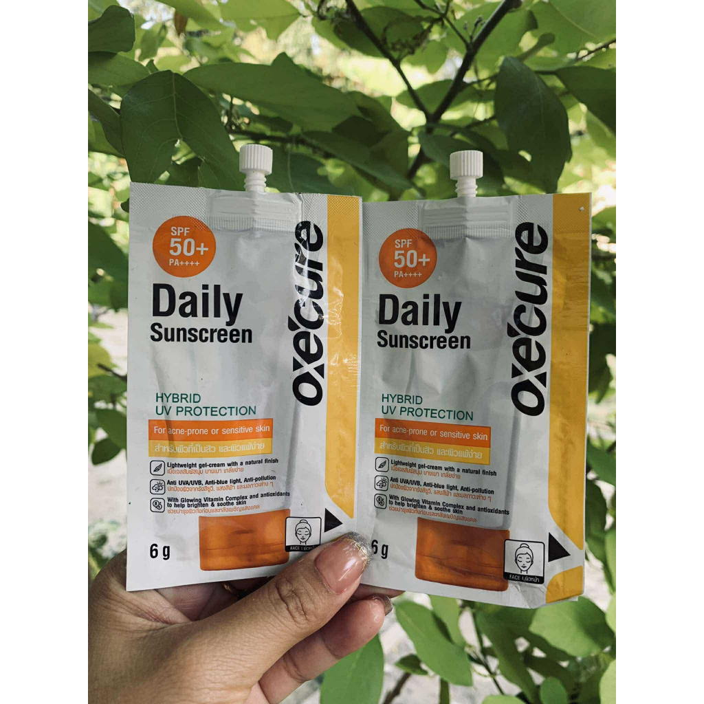 OXECURE Daily Sunscreen SPF 50+/PA++++ 6g (BUY 1 TAKE 1) | Shopee ...