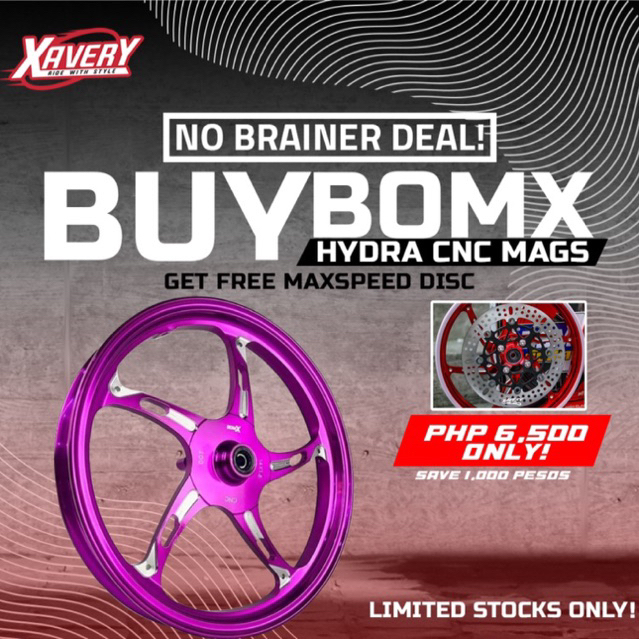 BomX CNC Mags Hydra (14s 1.6/1.85) - Bom Rangsit, Durable, Proven and ...