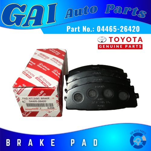 Toyota Break Pad for Toyota Hiace Commuter- GL Grandia - LXV- Super ...