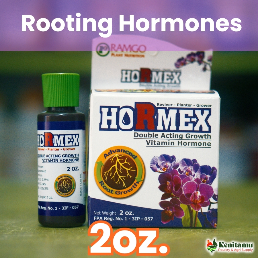 HORMEX FERTILIZER (Double Acting Growth Vitamin Hormone) 1 oz and 2 oz ...
