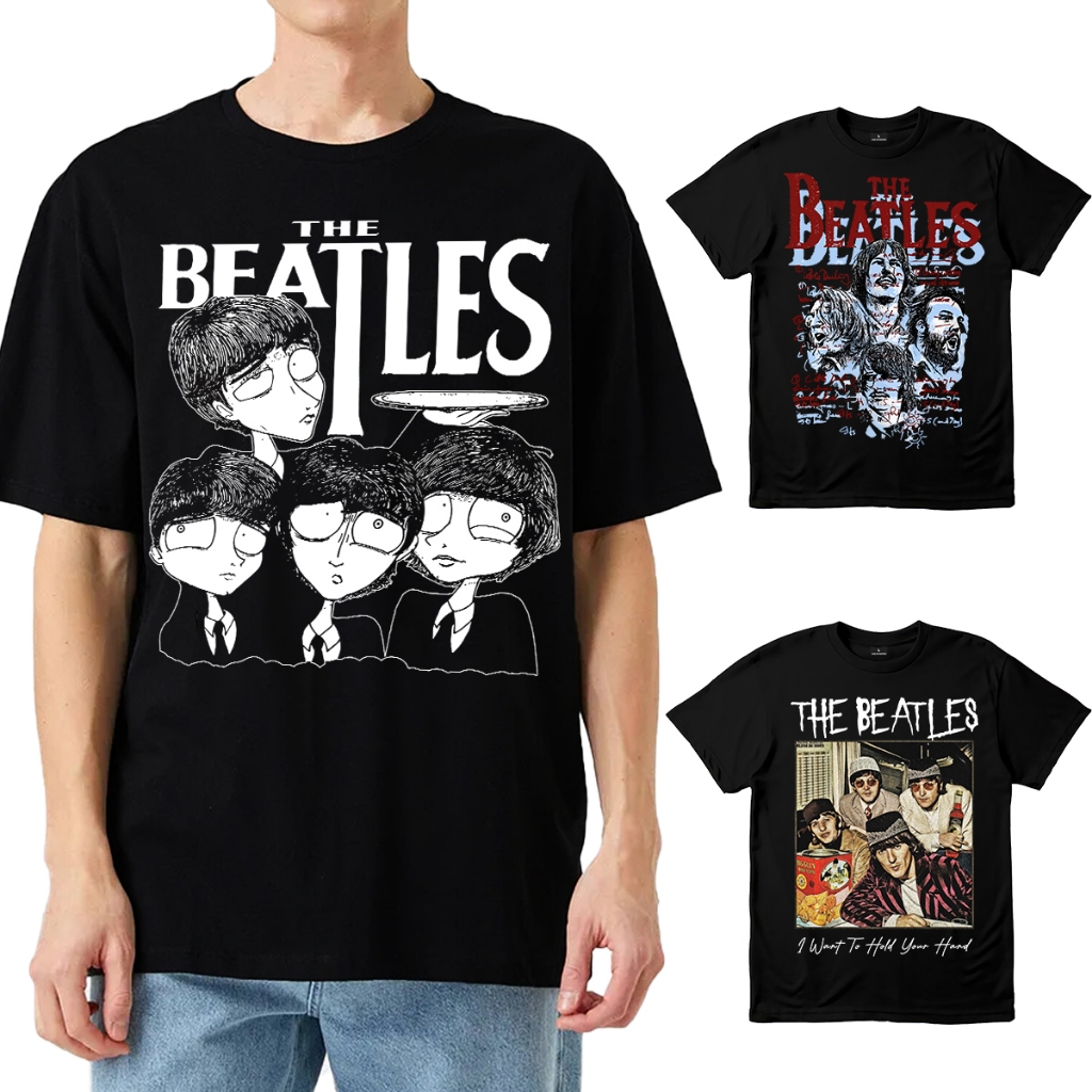The Beatles Fans T-shirt Fashion Design Printed T-shirt Cotton | Shopee ...