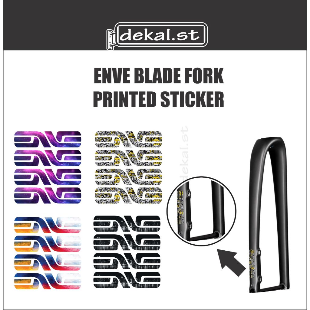 enve bike sticker for blade fork (gloss laminate) | Shopee Philippines